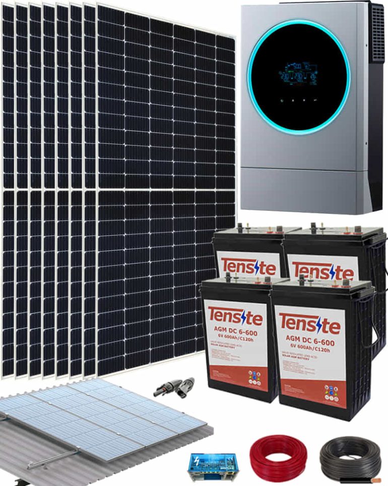 Kit Placas Solares para Autoabastecimiento 3600W 24V Voltronic – C&M ...