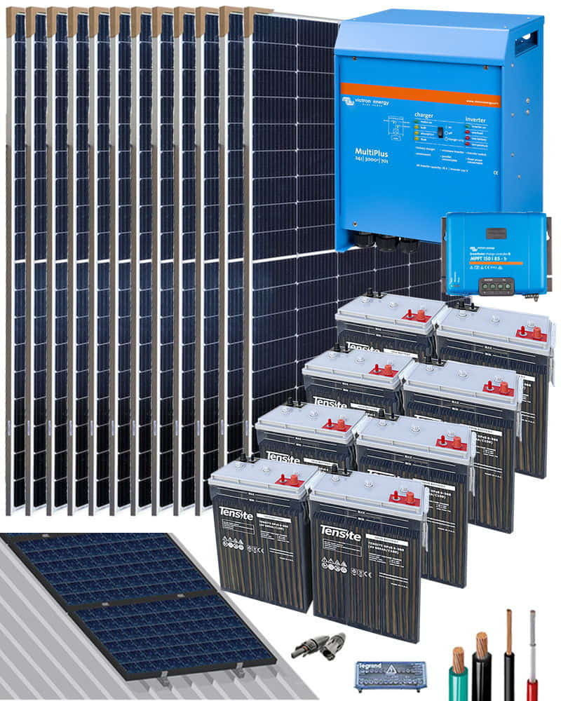 Kit Solar Victron 5000W 48V 20000Whdia – C&M Pura Solar